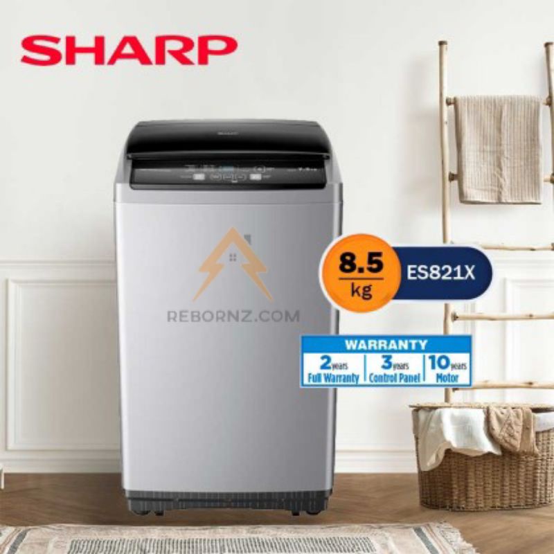 Sharp Top Load Washer 8.5kg ES821X | Shopee Malaysia
