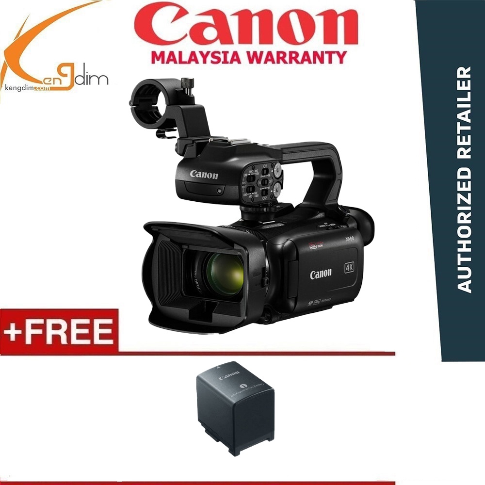 Canon XA60 Professional UHD 4K Camcorder | Shopee Malaysia