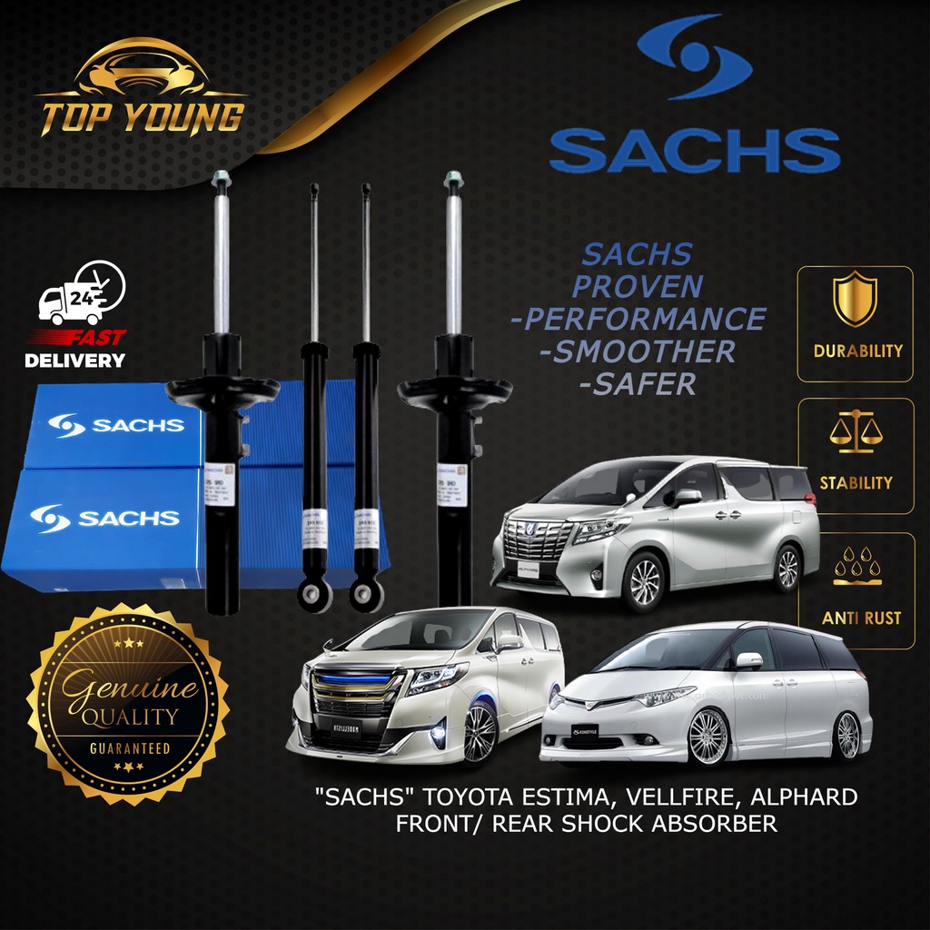 SACHS TOYOTA ESTIMA ACR50 VELLFIRE ANH20 ALPHARD GGH20 SHOCK ABSORBER ...