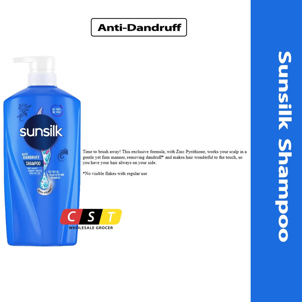 SUNSILK Shampoo Anti-Dandruff Solution 625ml | Shopee Malaysia