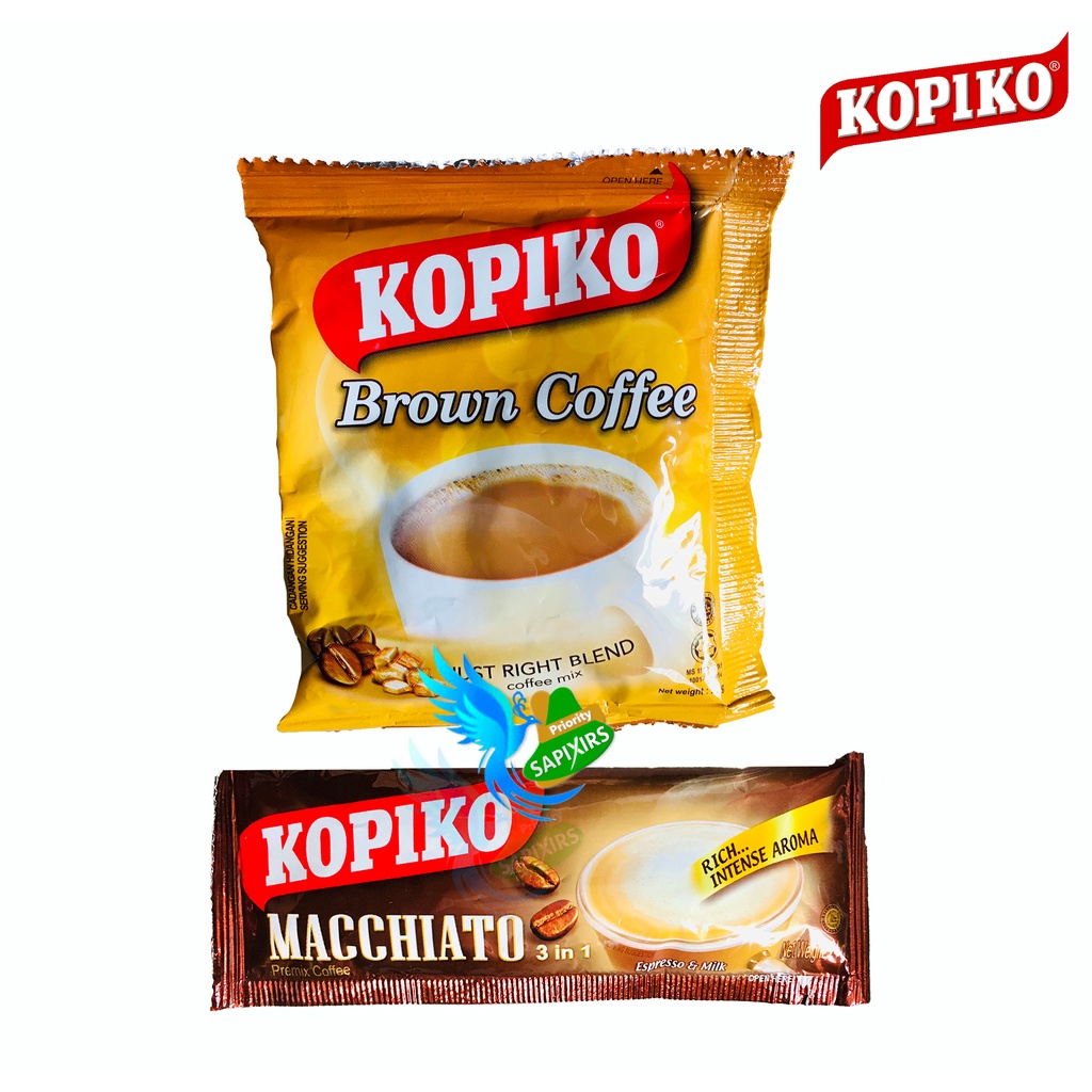 (1x Sachet)- Kopiko Coffee 3 in 1 | Kopiko Kopi Gula Perang | Brown ...