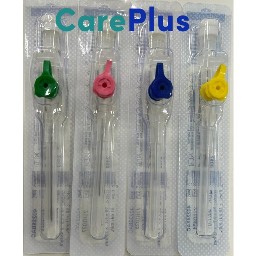 IV CATHETER CANNULA BRANULA 18G GREEN / 20G PINK / 22G BLUE / 24G ...