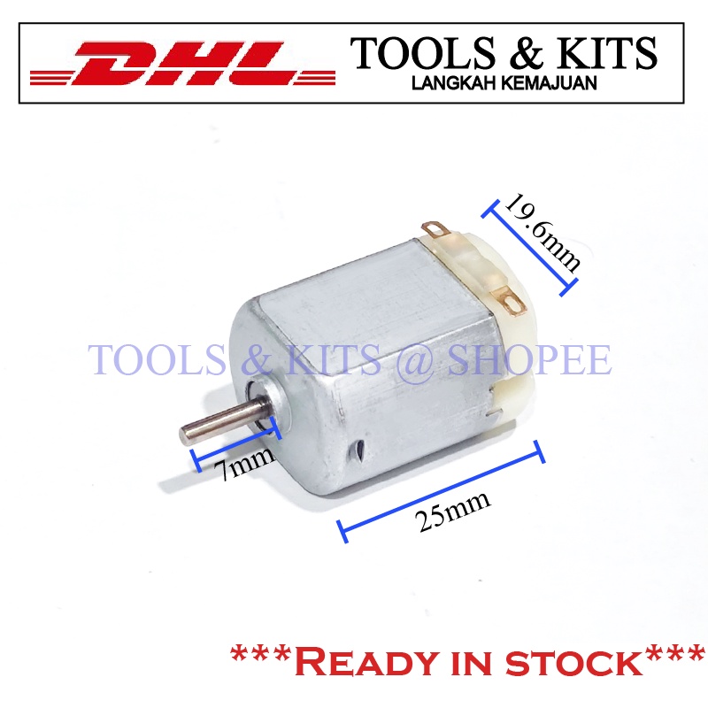 Mini 130 DC Motor High Torque for Toys/Fans/RC Cars/RBT Project DC 1.5V ...