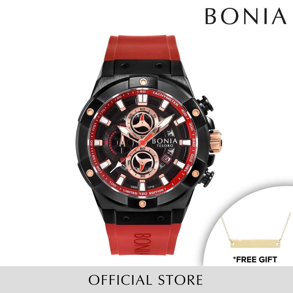 Bonia Tesoro Men Watch Chronograph Limited Edition BNB10715-1732LE ...
