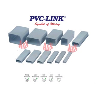 Pvc Link Pvc Modular Trunking Casing WHITE 1.83MTR 6FTS 2x1 2x2 3x2 4x2 ...