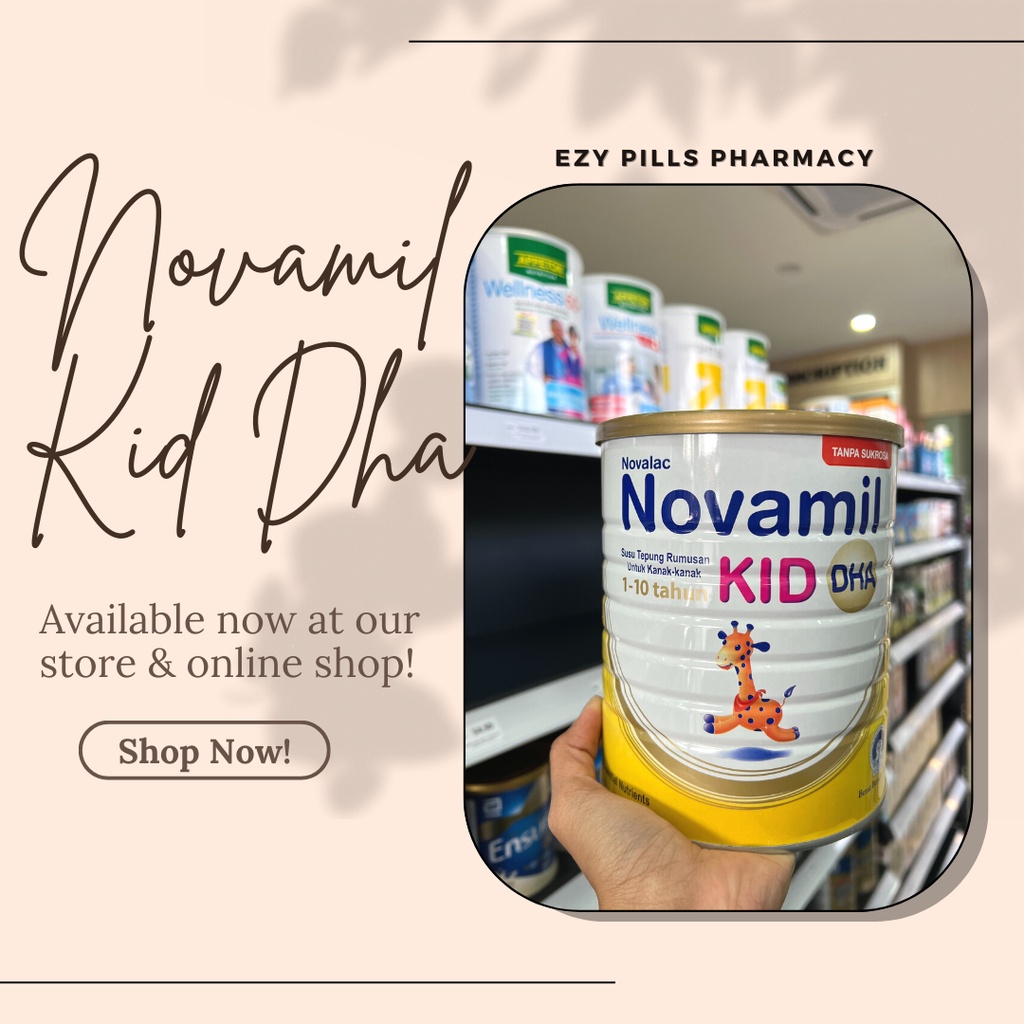 NOVAMIL DHA 1-10Years DHA GROWING-UP KID MILK 800G | Shopee Malaysia