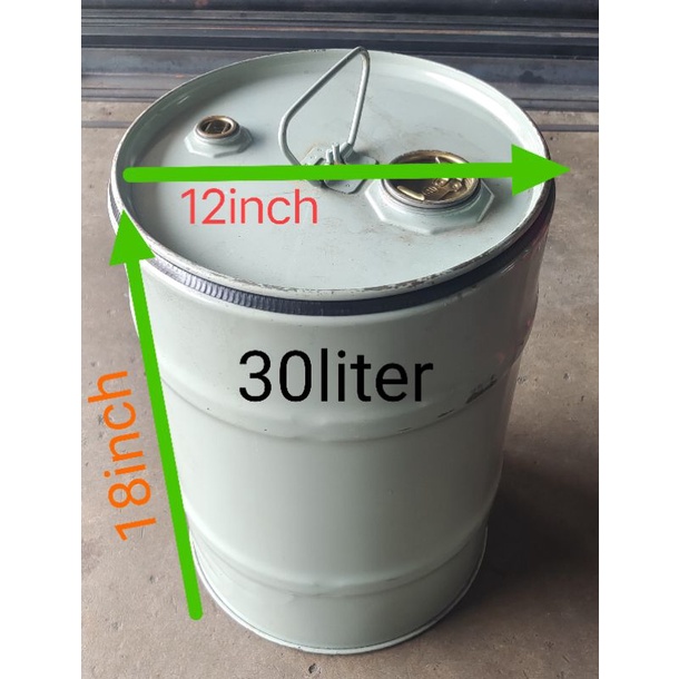 tong sampah mini 30liter tong besi | Shopee Malaysia