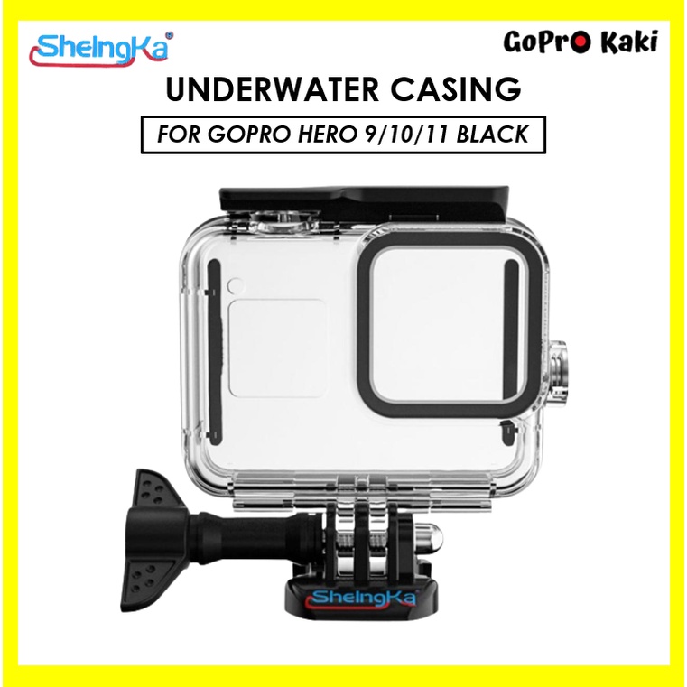 GoPro Hero 9 10 11 Black Underwater Casing Waterproof Housing 45M/148FT ...