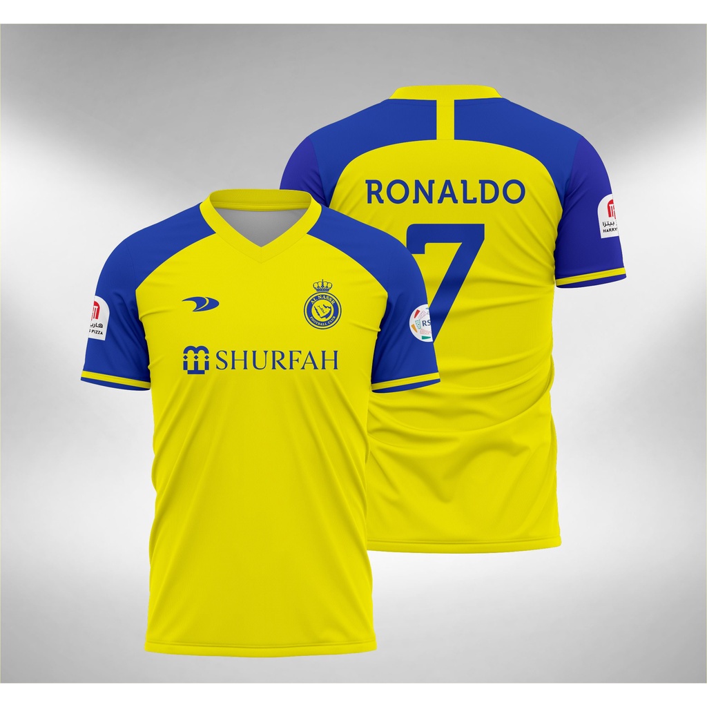 Ronaldo Al Nassr Home Jersey 2022 2023 Shopee Malaysia