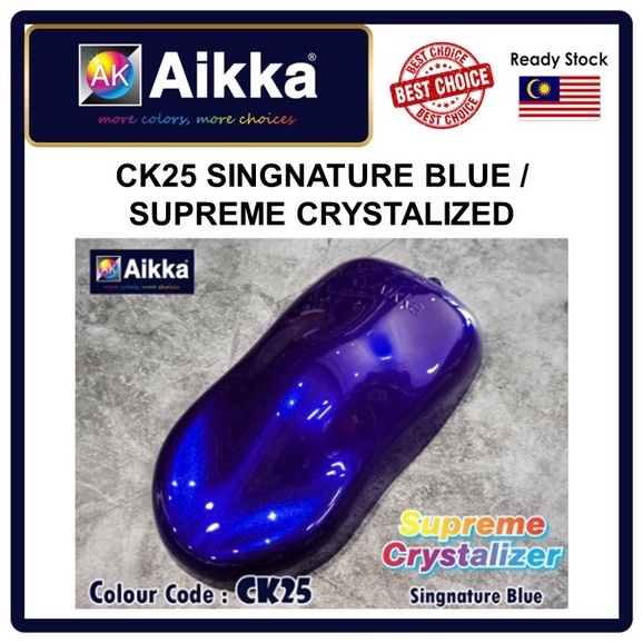 AIKKA Paints CK25 / Singnature Blue / Supreme Crystalized / Touch Up Paint / DIY Cat Spray Tin ...