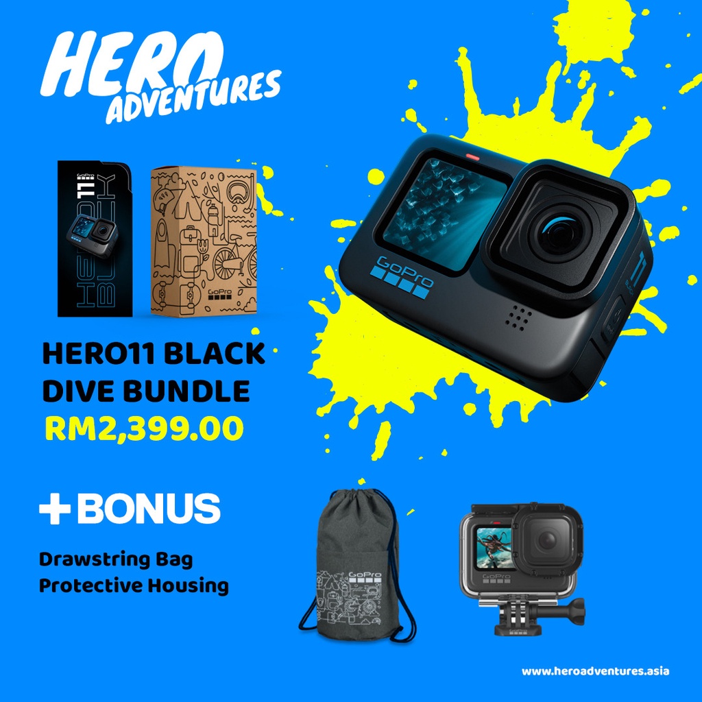 GoPro Hero 11 Black Dive Bundle | Shopee Malaysia