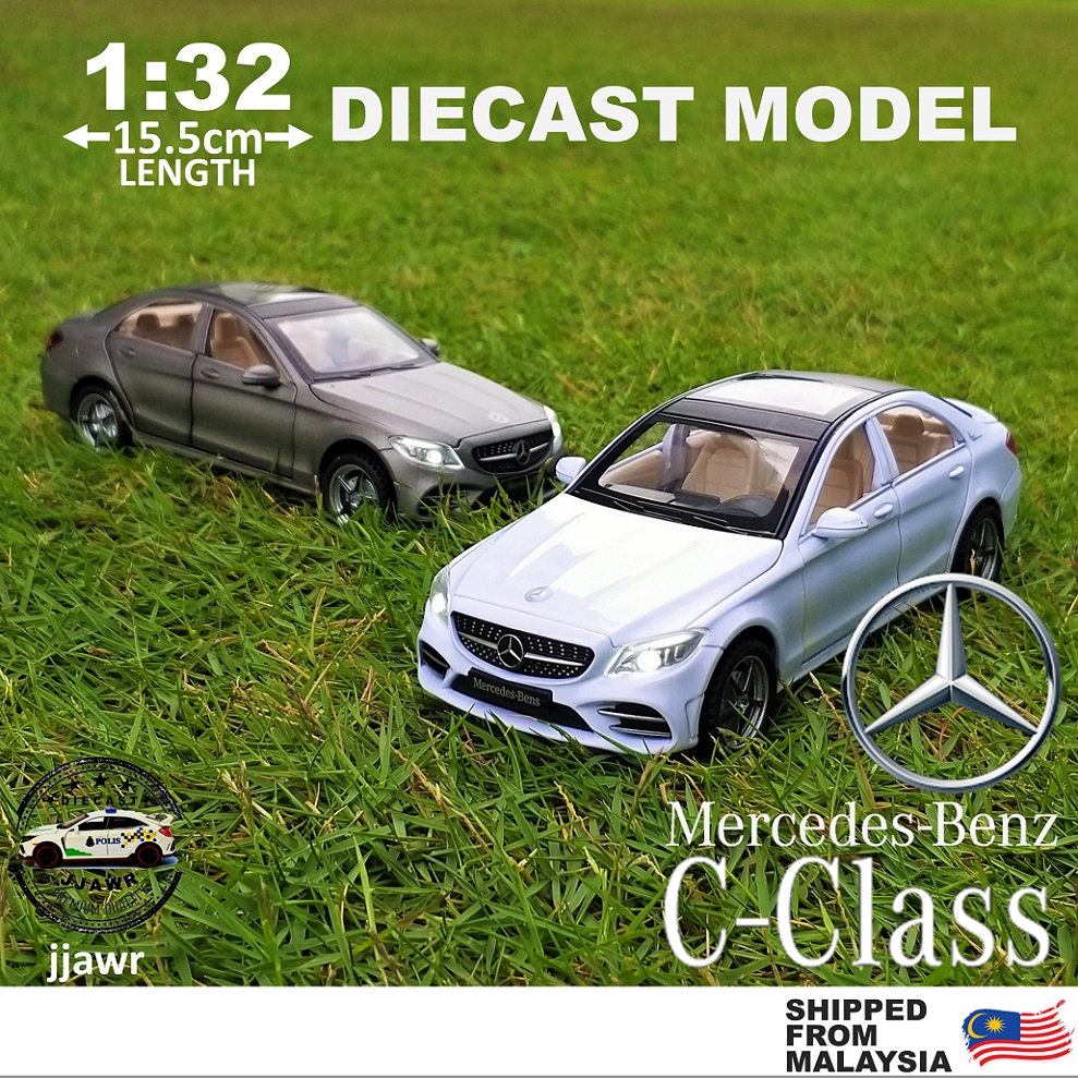 1:32 Mercedes Benz C-Class C200 C250 AMG Line Model Diecast Toy Car ...