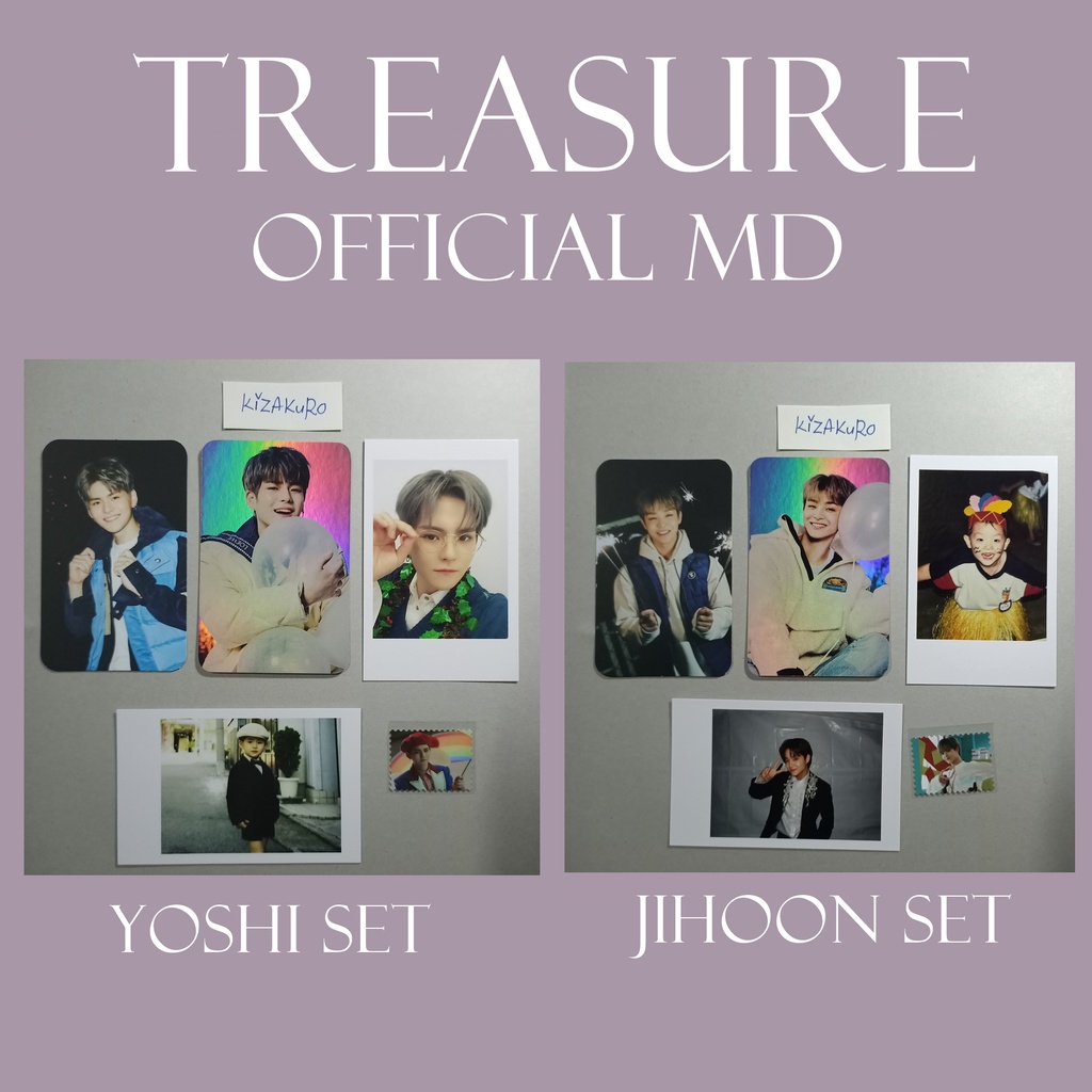 TREASURE OFFICIAL MERCHANDISE - TREASURE EFFECT [YOSHI & JIHOON SET ...