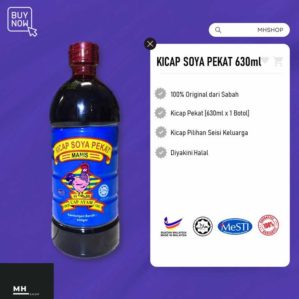 630ml | Kicap Sabah | Kicap Cap Ayam | Kicap | Kicap Cap Ayam Sabah ...