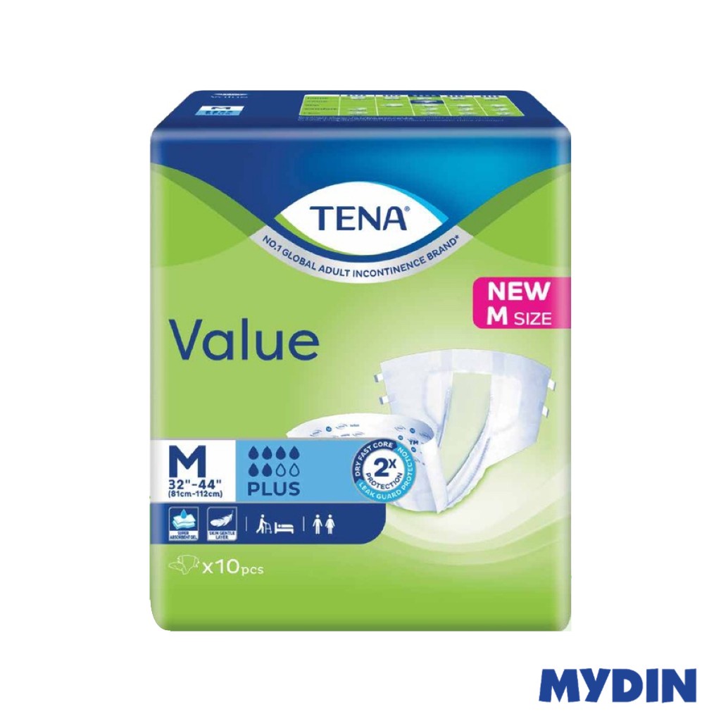 Tena Value Adult Diaper M10 | Shopee Malaysia