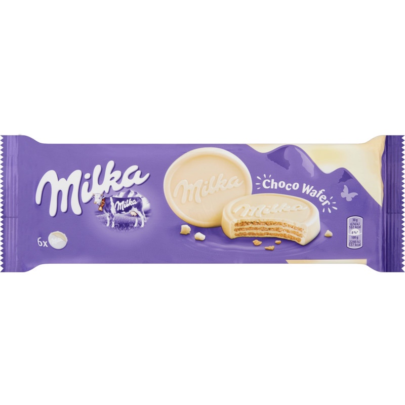 Milka Choco Wafer White 180g | Shopee Malaysia