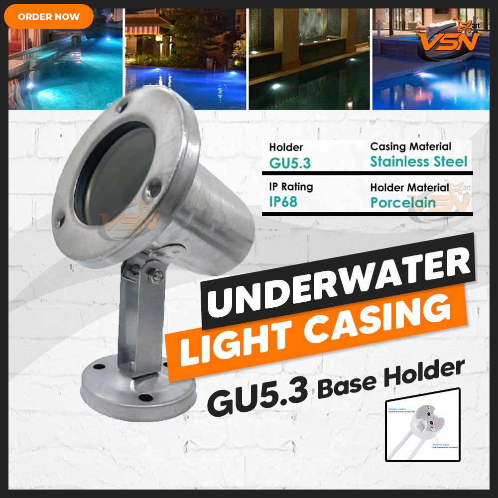Underwater LED Fountain Lights Waterproof Swimming Pool Pond Lamp SPOT ...
