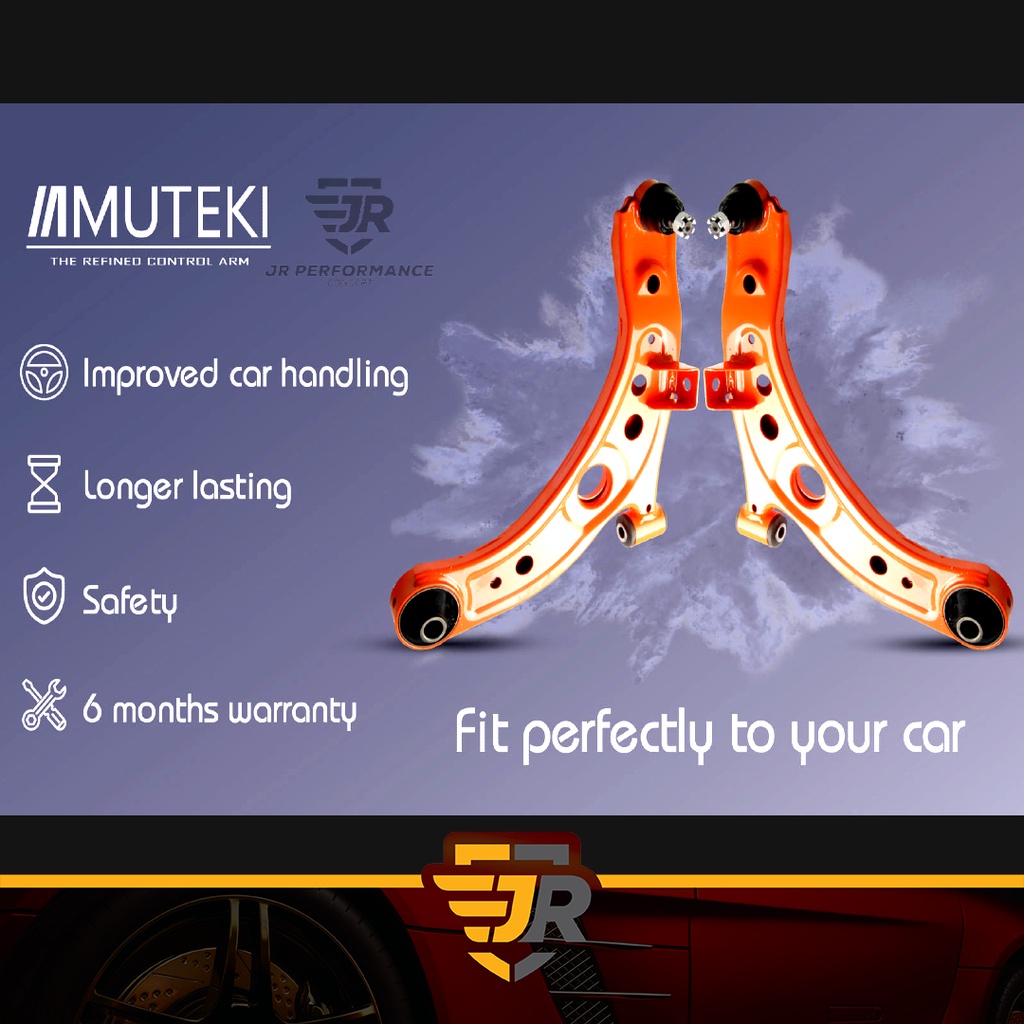 Muteki Lower Arm / Stabilizer Link / Stabilizer Bush Muteki Vios Ncp93 Muteki Yaris Prius Lower ...