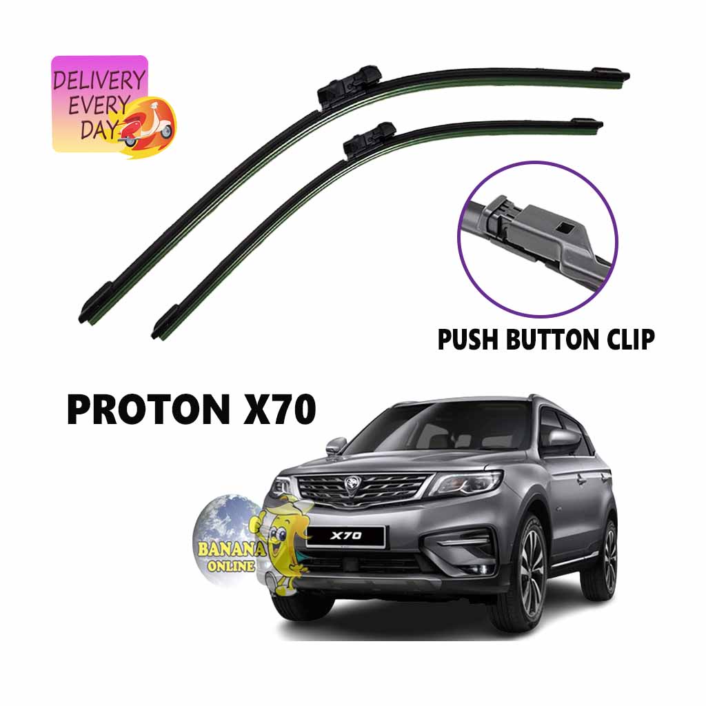 Soft Wiper Rubber - Proton X70 (24"/17") | Shopee Malaysia