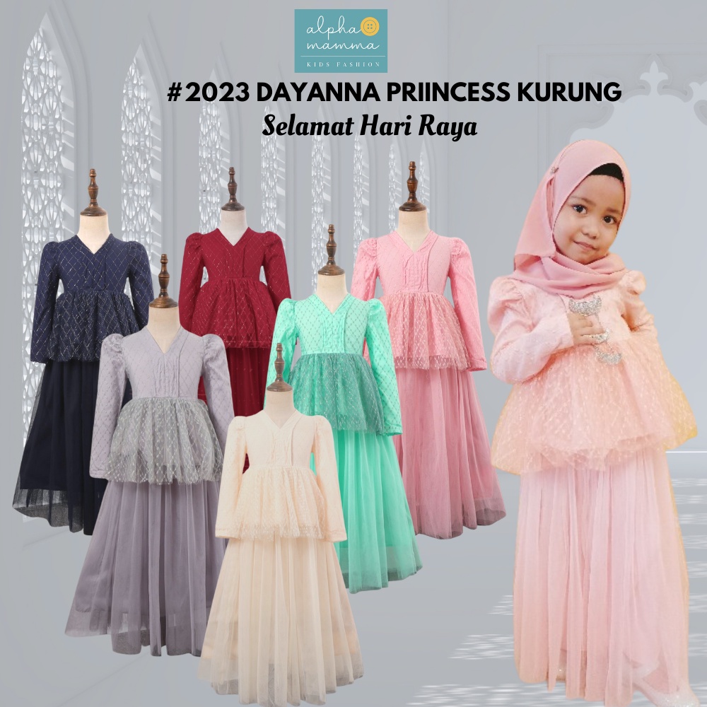 Alpha Mamma #2023 - Baju Raya Kurung Budak Perempuan Baju Kanak2 Tutu ...