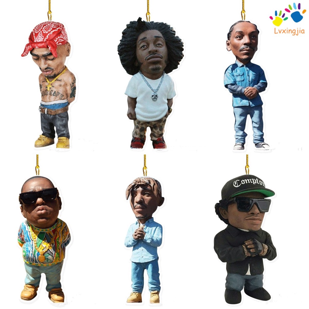 Hip Hop Rapper 2Pac Shakur B.I.G. Notorious Biggie Action Figure Rap ...