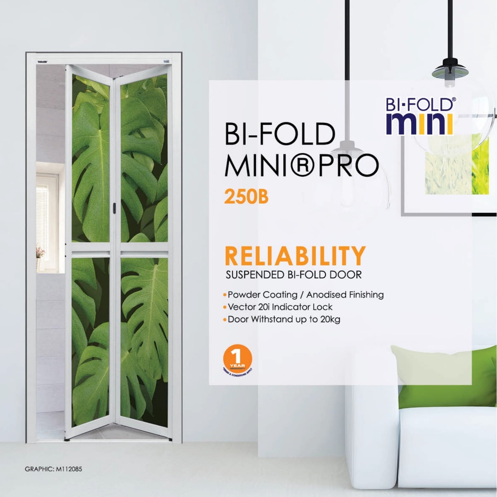 VITALLY BI-FOLD ALUMINIUM TOILET DOOR PINTU TANDAS LIPAT | Shopee Malaysia
