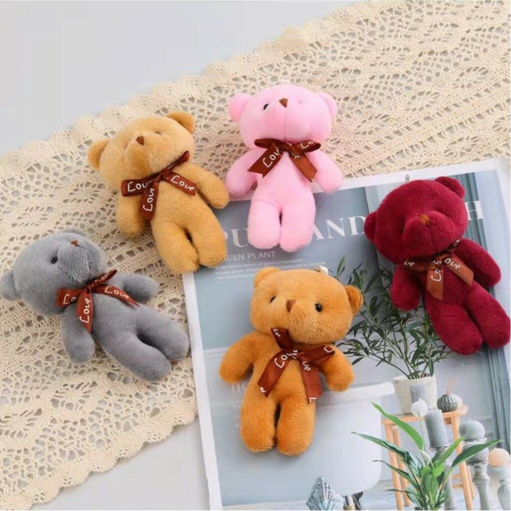 Toy Mini Bear Cute Small Size Bear Doll Suitable for Bouquet Gift DIY ...