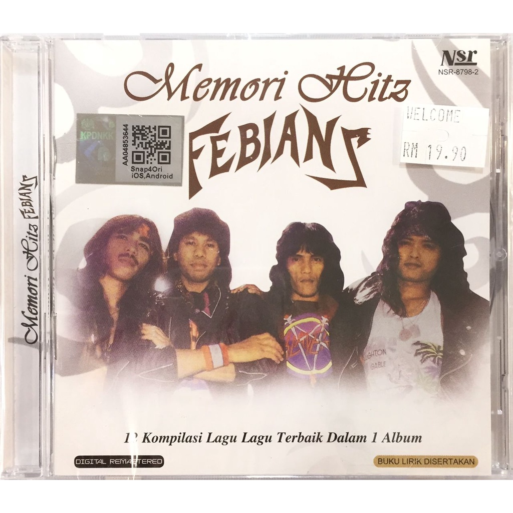 Febians - Memori Hits(CD) | Shopee Malaysia
