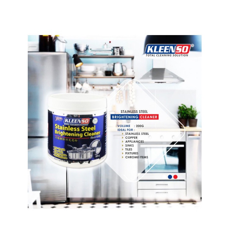 Kleenso Stainless Steel Brightening Cleaner 200g | Shopee Malaysia