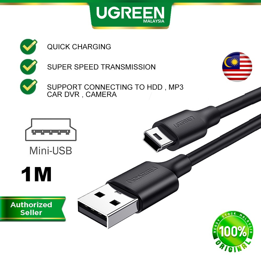 UGREEN Mini USB to USB 2.0 Cable for Digital Camera GoPro HERO HD HERO ...