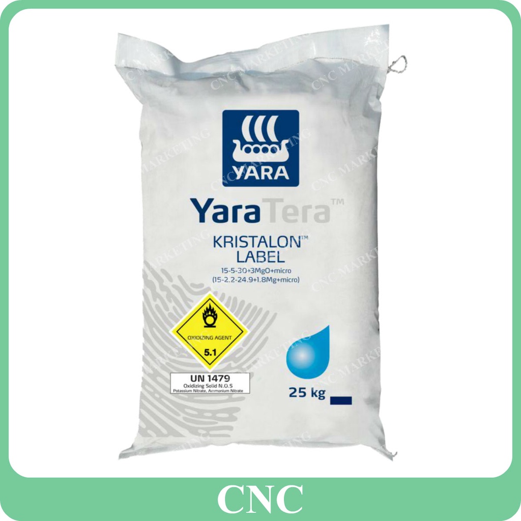 25KG Yara Tera Kristalon White Label 15-5-30 YaraTera Baja Fertilizer ...