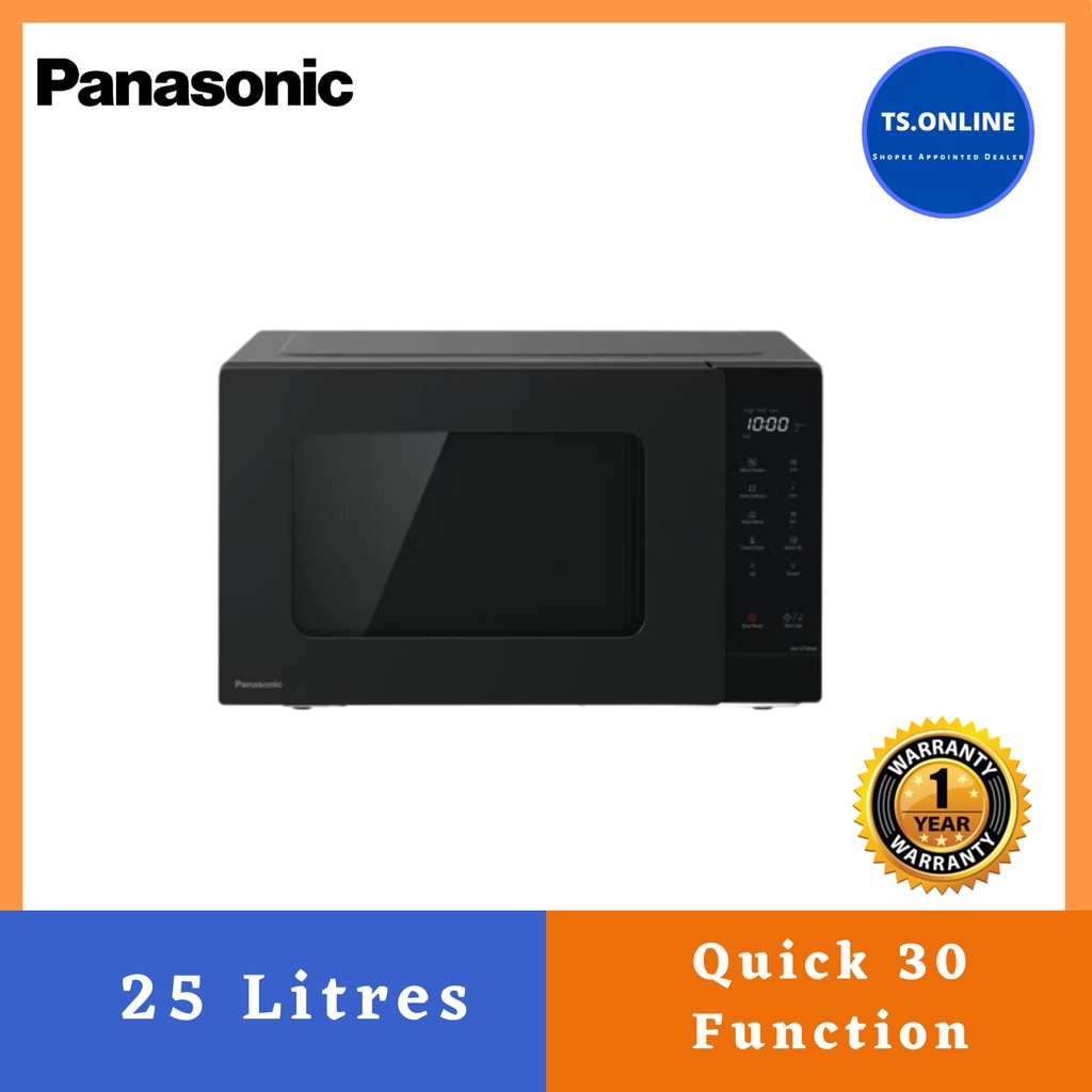 Panasonic 25L Solo Microwave Oven (NN-ST34NBMPQ) | Shopee Malaysia
