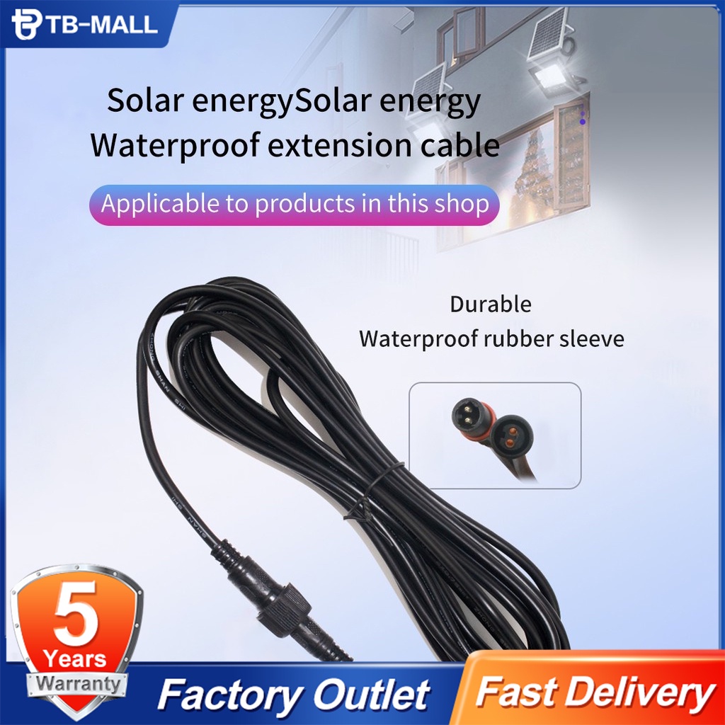 Solar Cable 5M Suitable For Solar Spotlight Ceiling Light Solar Lamp ...