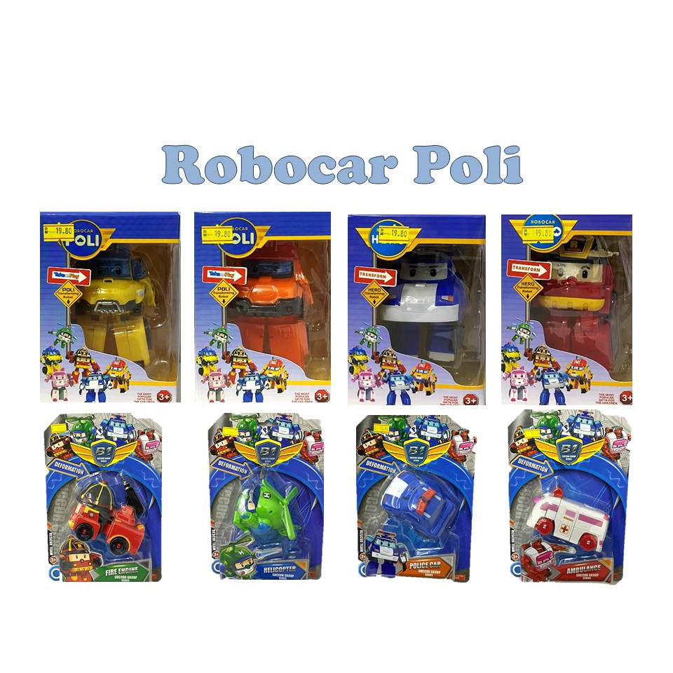 Robocar poli Toy Car Model Figure Toy | Shopee Malaysia