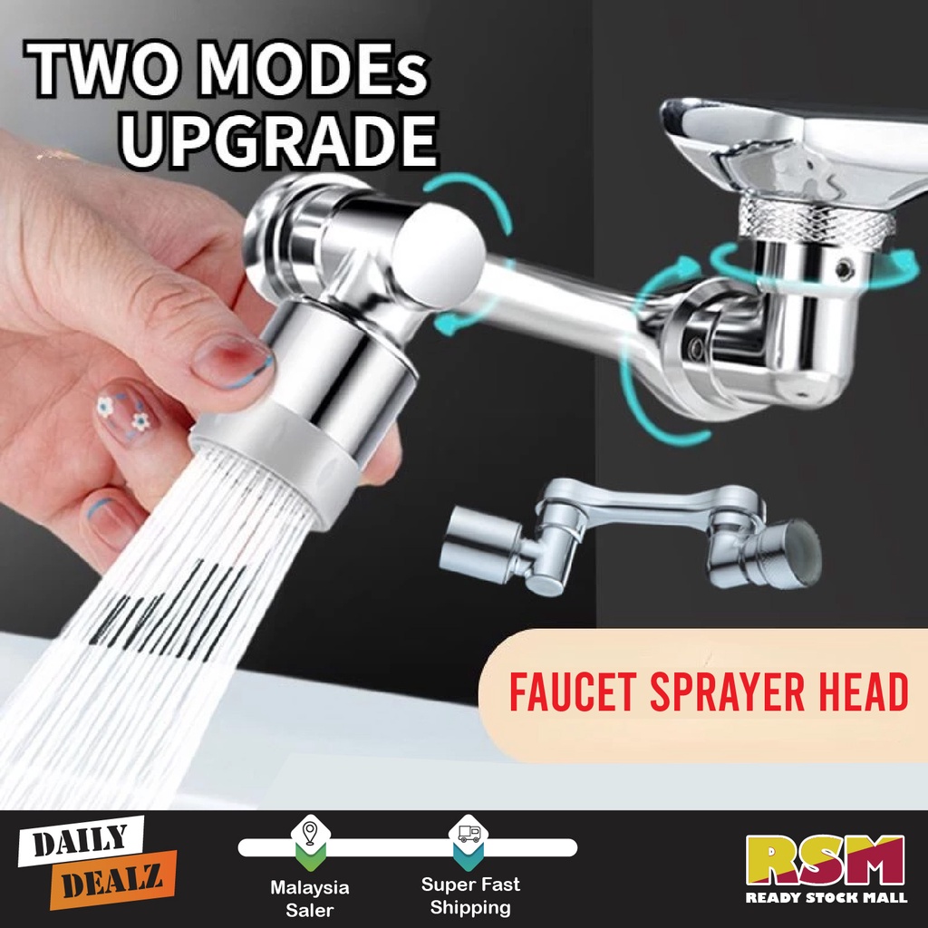 Rotatable Faucet Sprayer Head Sink Water Filter Universal Splash ...
