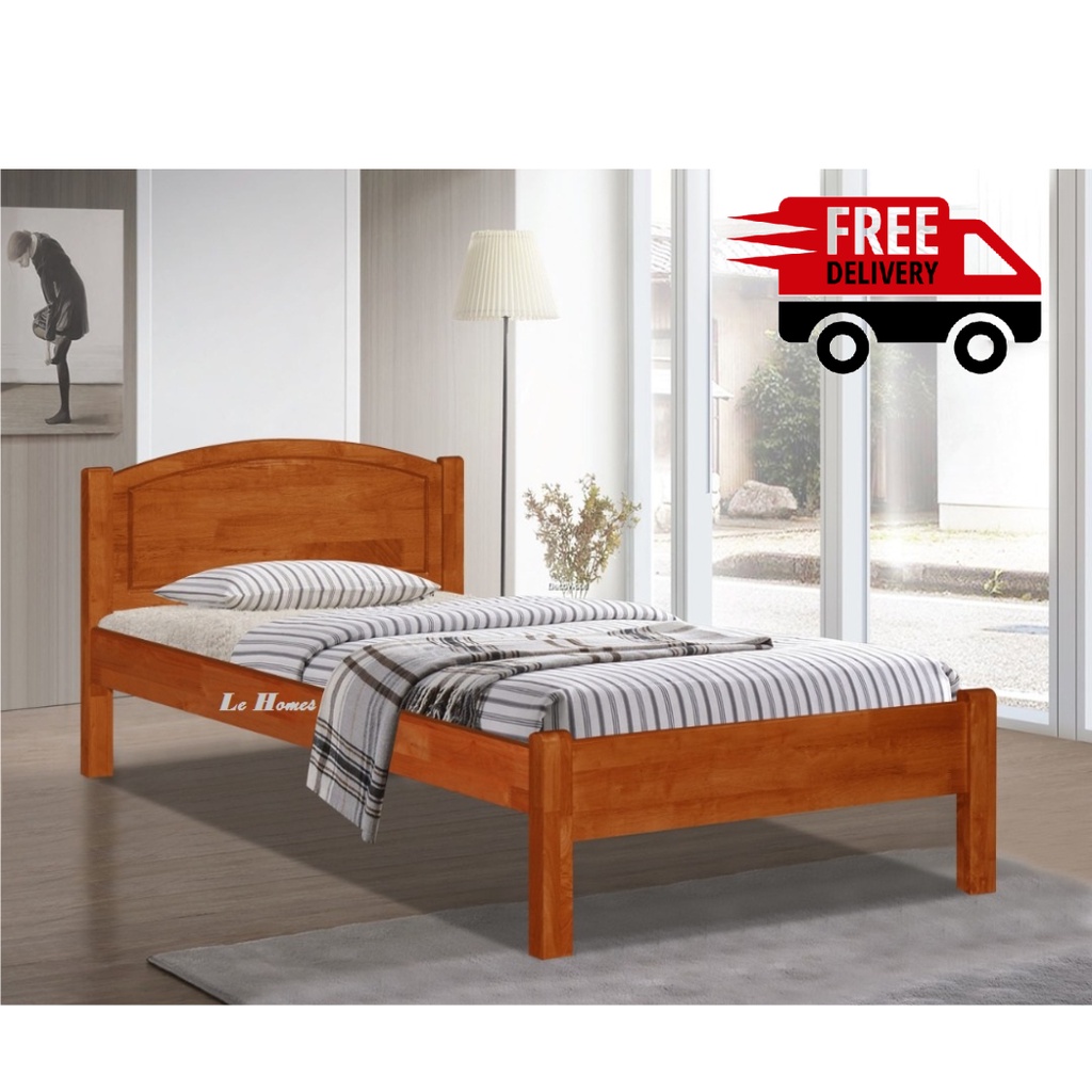 FREE DELIVERY / WOODEN SUPER SINGLE BED FRAME / WOODEN SUPER SINGLE / SUPER SINGLE BED / SUPER ...