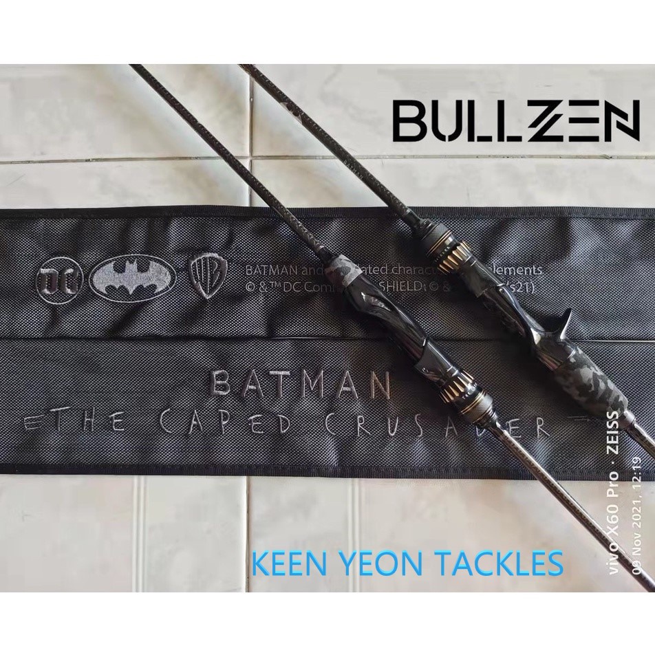 BULLZEN BATMAN DARK KNIGHT / DARK KNIGHT RETURN JIGGING ROD | Shopee ...