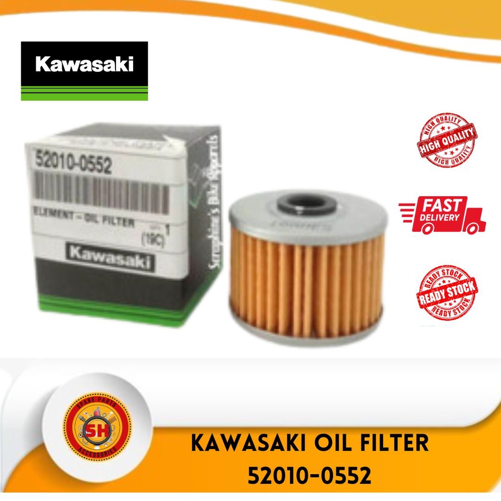 Oil Filter Kawasaki 52010-0552 125cc 250cc Oil Filter (READY STOCK ...
