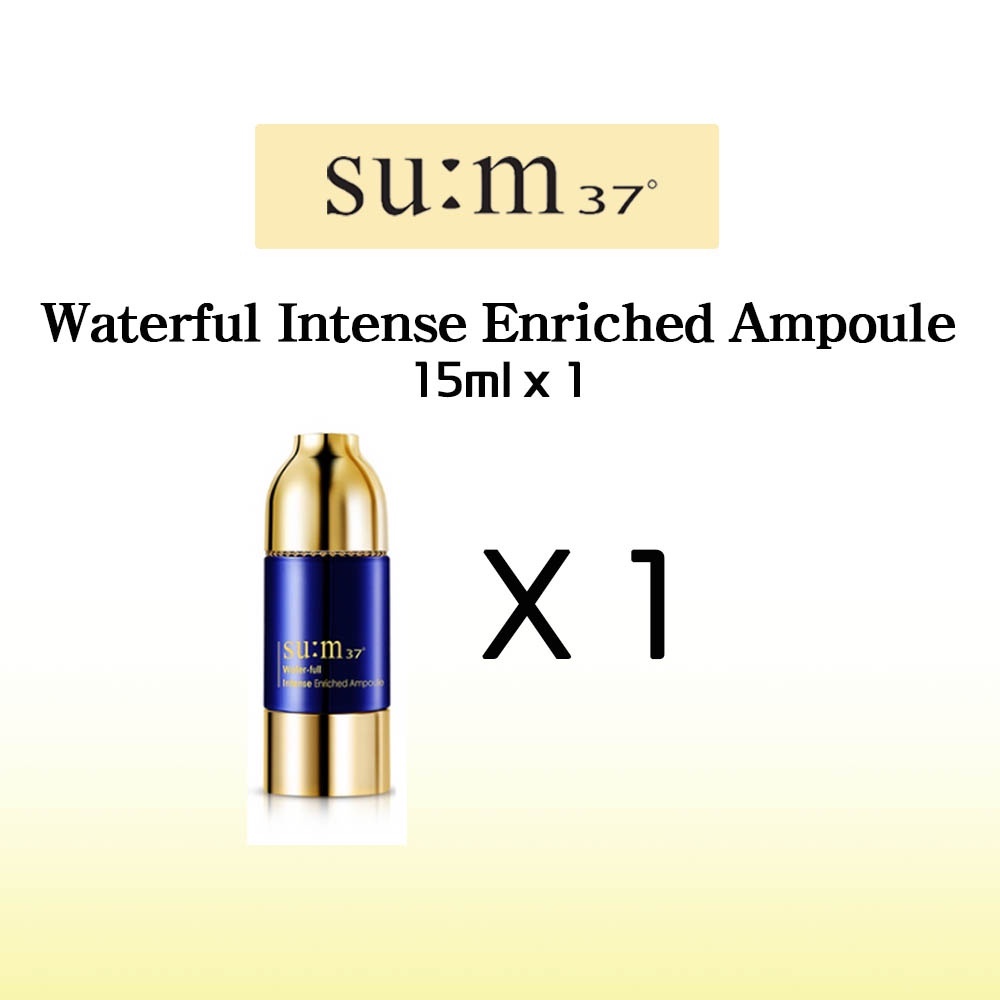 SUM37 Water-full Intense Enriched Ampoule 15ml #Moisture #Elasticity #Nutrition #Korea cosmetics ...