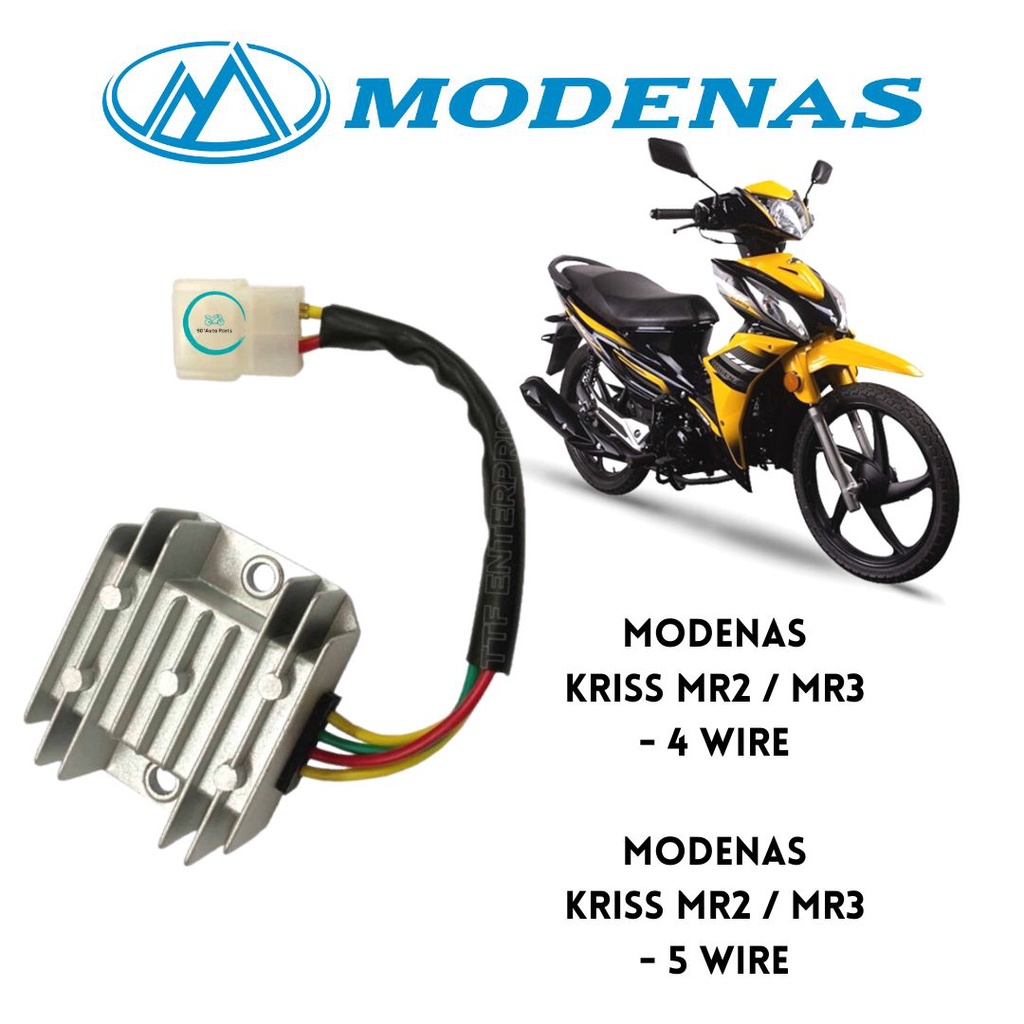MODENAS RECTIFIER 4 WIRE 5 WIRE MODENAS REGULATOR 4 WIRE 5 WIRE MODENAS ...