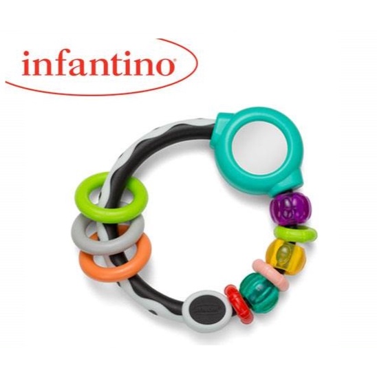 Infantino: Shake & Spin Rattle Ring (F005151) Baby Rattle | Baby Toys ...