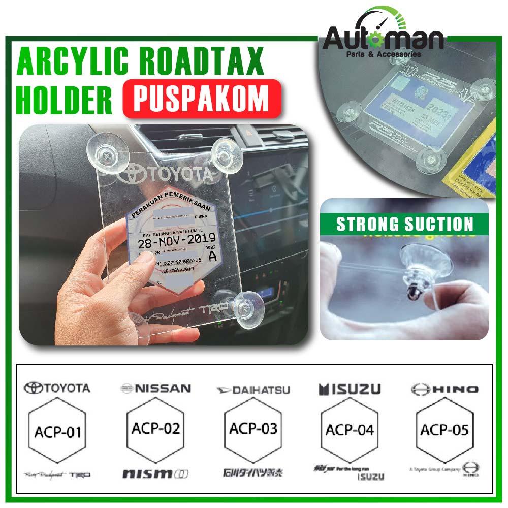 Toyota Daihatsu Hino Isuzu Nissan HiAce Hilux Road Tax Holder Puspakom ...
