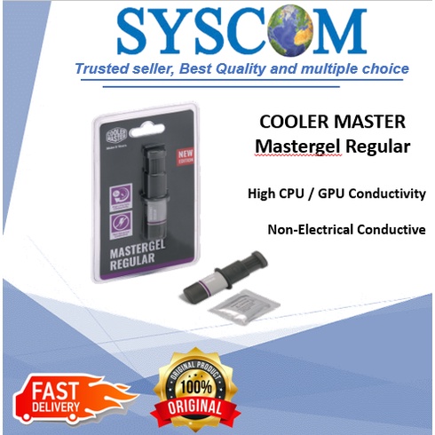 COOLER MASTER Mastergel Regular HIGH PERFORMANCE THERMAL GREASE ...