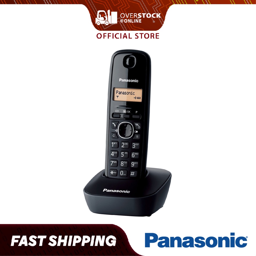 PANASONIC Digital Cordless DECT Phone KX-TG1611 Landline Telephone ...