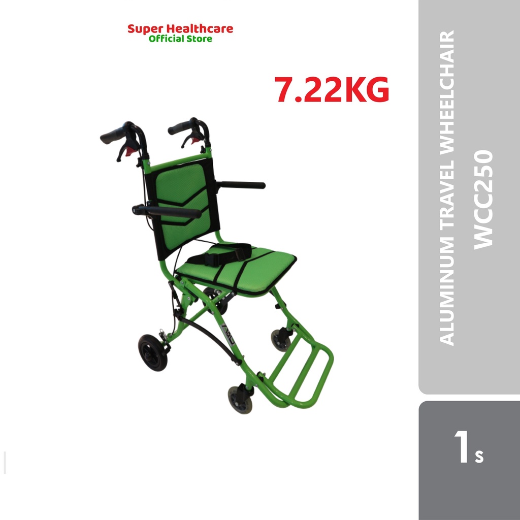 "MERS" Travel Wheelchair (Super Mini) Cabin Wheelchair (7.22KG) WCC250 ...