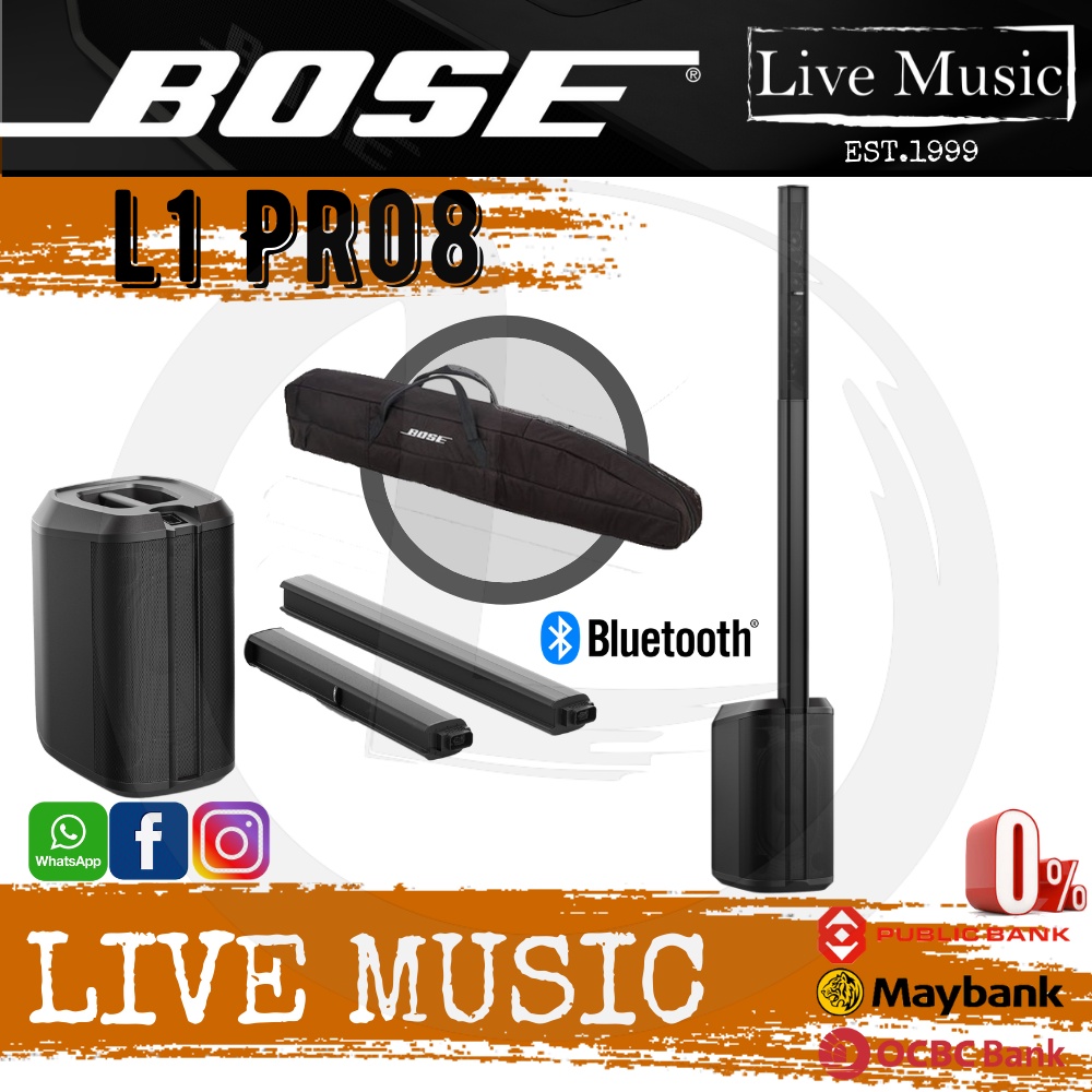 Bose L1 Pro 8 Portable Line Array System ( L1Pro8 / L1 Pro8 ) | Shopee ...