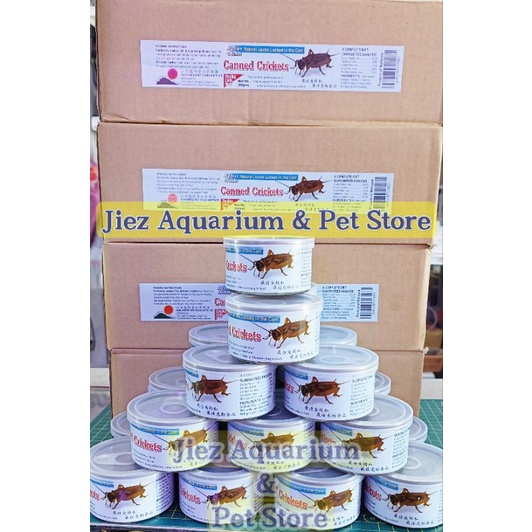 Stock In # Cengkerik Tin # cengkerik besar / Canned Crickets # | Shopee ...