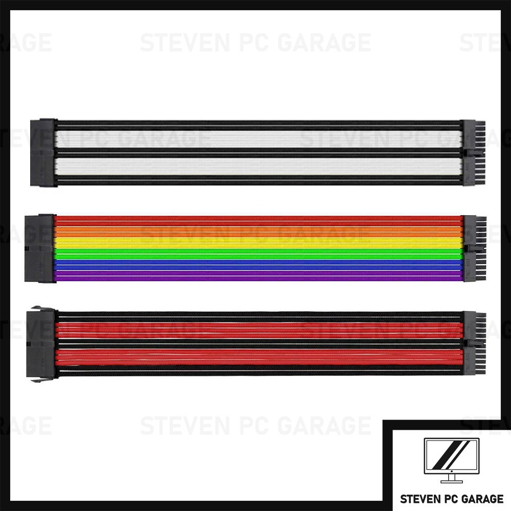 Colorful MOD PSU Sleeve Braided Extension Custom Sleeved Cable with ...