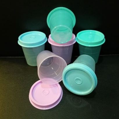 Tupperware Midget 80ml pink/ purple mini food container (mini midget ...