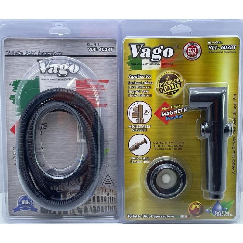 LS GEMILANG VAGO BLACK SUS304 Toilet Bidet Spray Set Hand Sprayer ...